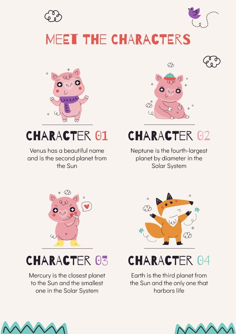 Three Little Pigs Storybook | Google Slides & PowerPoint