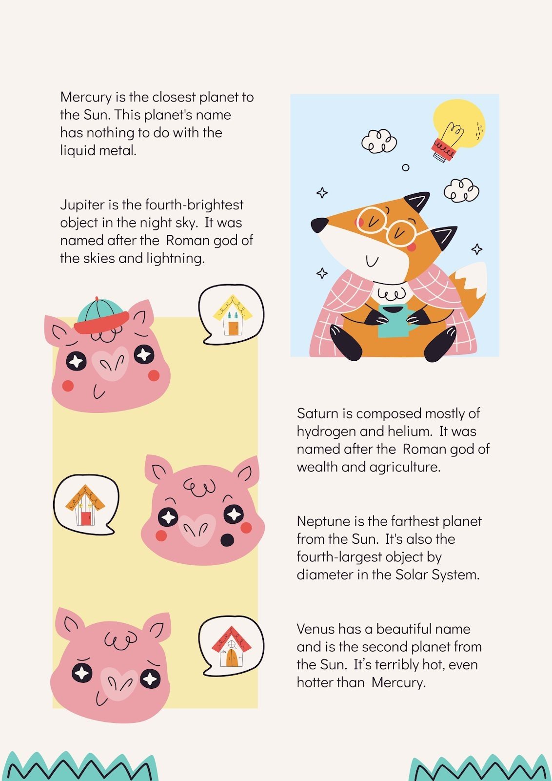 Three Little Pigs Storybook | Google Slides & PowerPoint