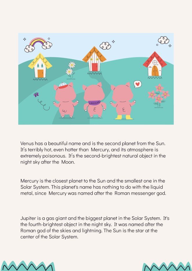 Three Little Pigs Storybook | Google Slides & PowerPoint