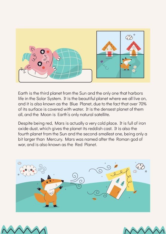 Three Little Pigs Storybook | Google Slides & PowerPoint