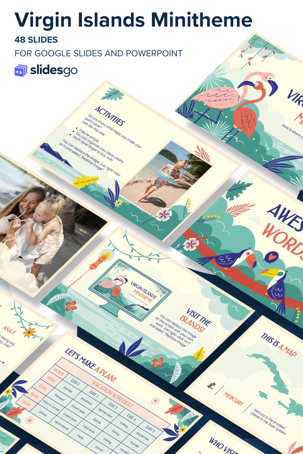 Virgin Islands Minitheme | Google Slides and PowerPoint
