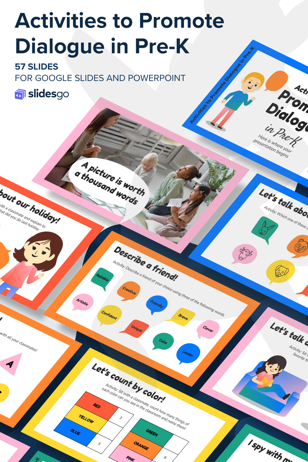 Activities to Promote Dialogue in Pre-K | Google Slides