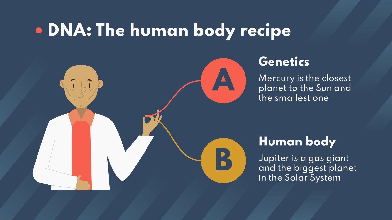 DNA: The Human Body Recipe Infographics | Google Slides