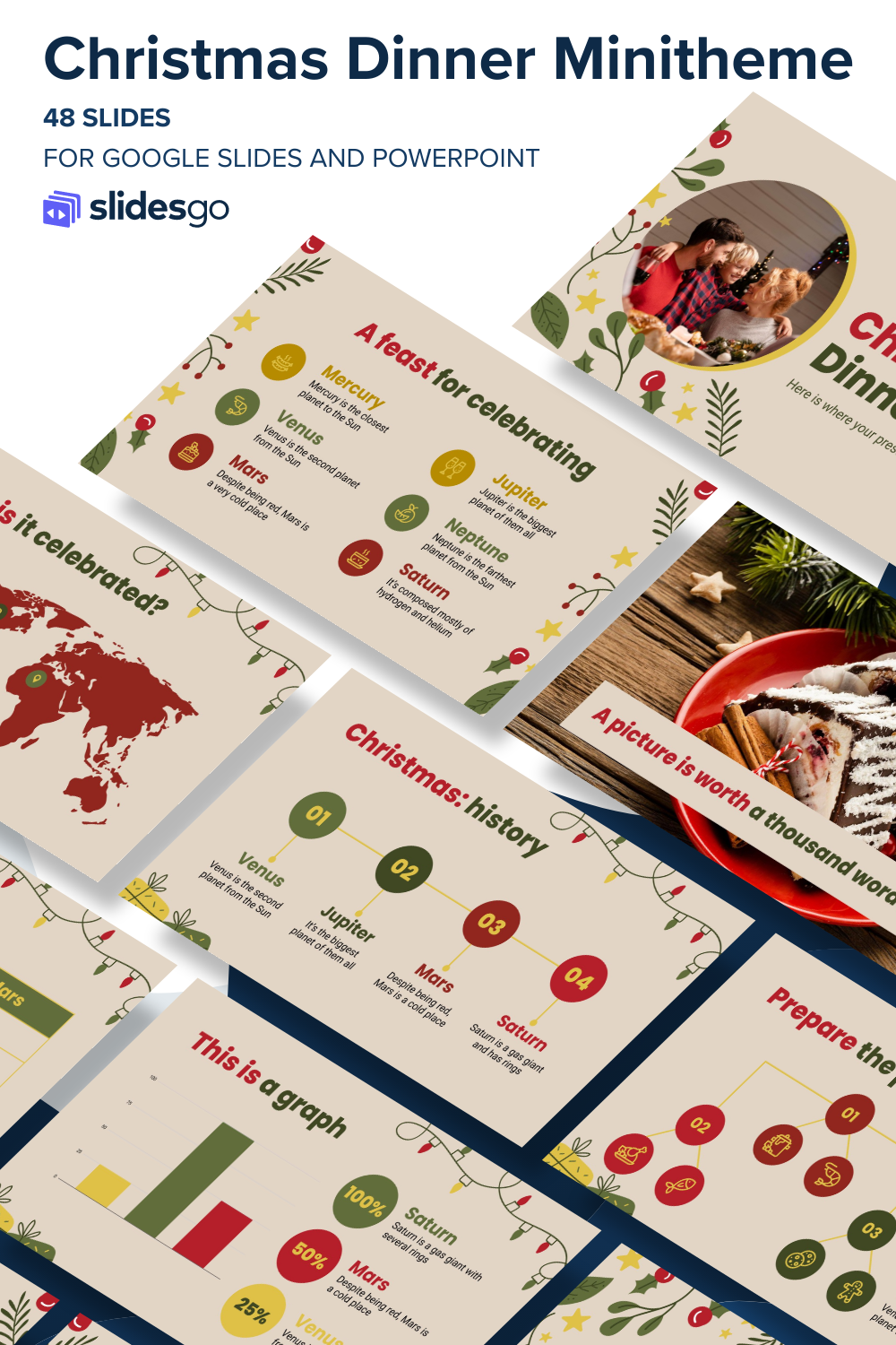Christmas Dinner Minitheme | Google Slides & PowerPoint