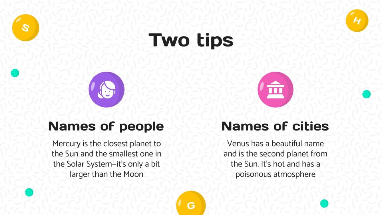 Grammar for Elementary: Capitalization Rules | Google Slides