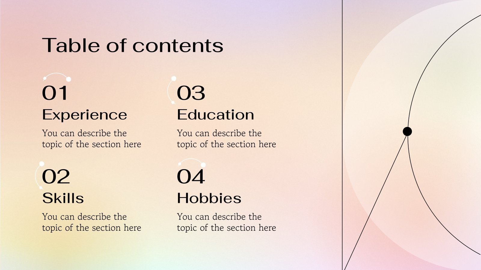 Creative Producer CV | Google Slides & PowerPoint template