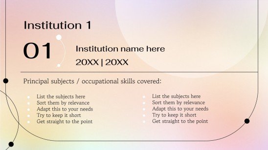 Creative Producer CV | Google Slides & PowerPoint template