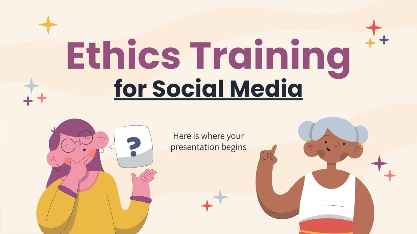 Ethics Training for Social Media | Google Slides and PPT