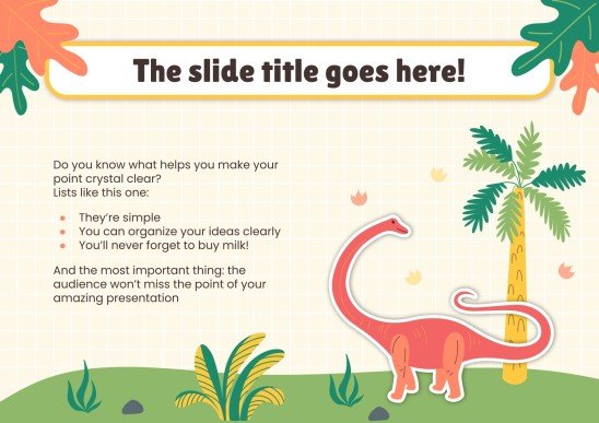 Dinosaur Weekly Planner for Elementary | Google Slides & PPT