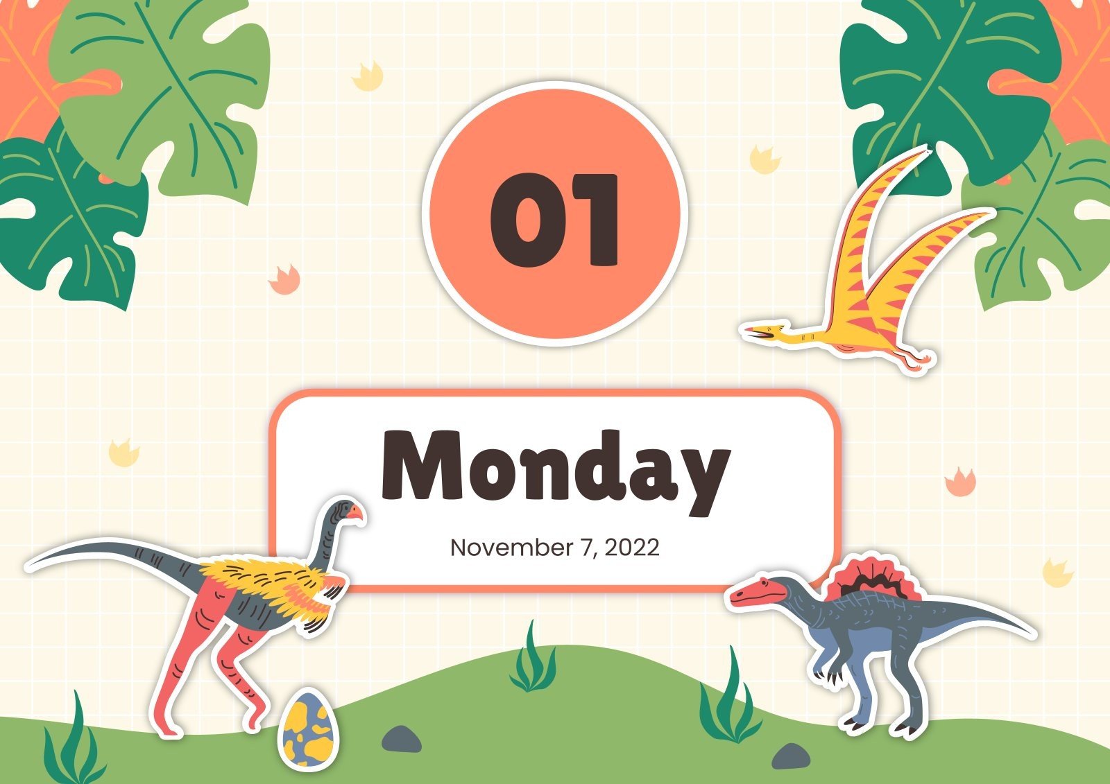 Dinosaur Weekly Planner for Elementary | Google Slides & PPT