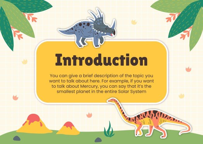 Dinosaur Weekly Planner for Elementary | Google Slides & PPT
