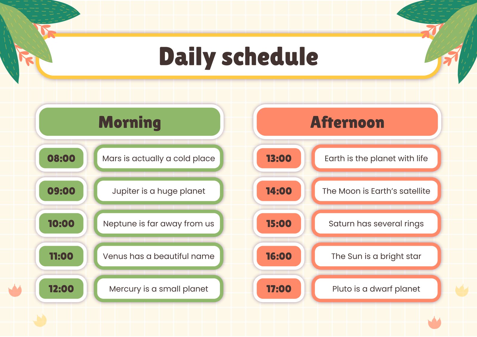 Dinosaur Weekly Planner for Elementary | Google Slides & PPT
