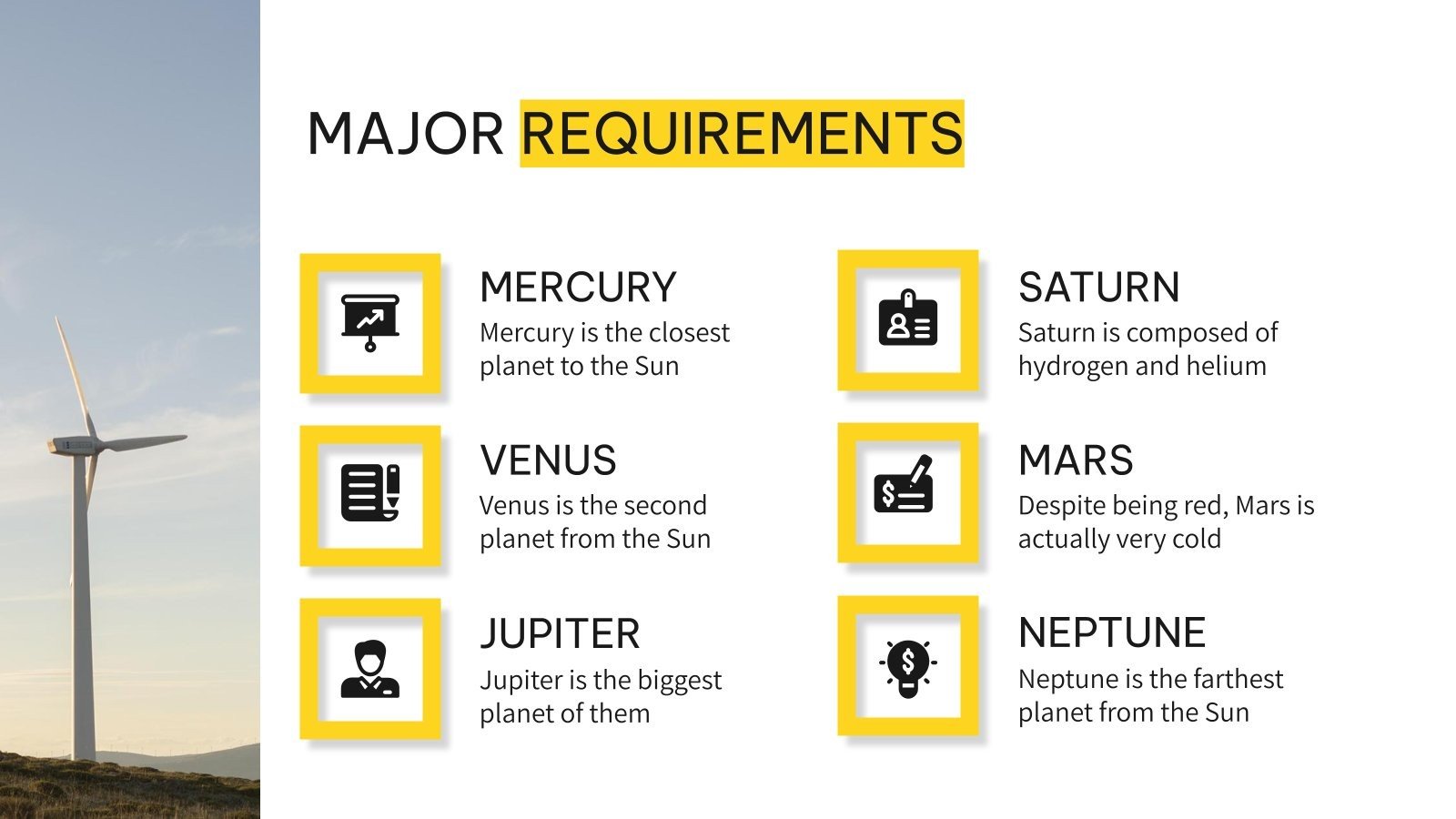 Wind Energy Implementation Project Proposal | Google Slides