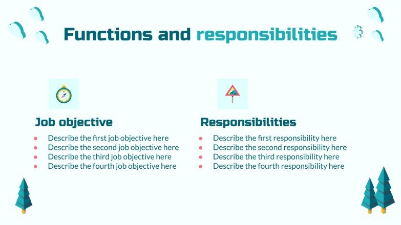 Ski & Snowboard Instructor Job Description | Google Slides