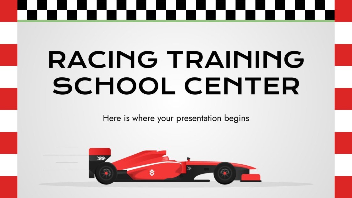 Racing Training School Center | Google Slides and PPT