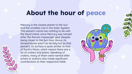 Universal Hour of Peace | Google Slides and PowerPoint
