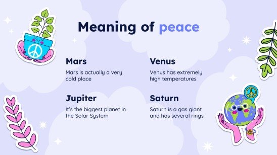 Universal Hour of Peace | Google Slides and PowerPoint