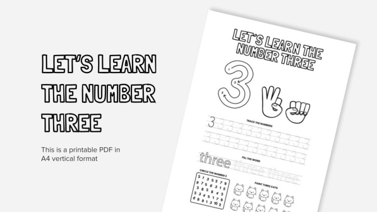 Printable coloring worksheets with numbers in PDF format