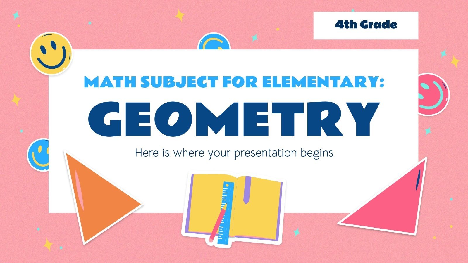 Matemáticas para primaria: Geometría | Google Slides & PPT