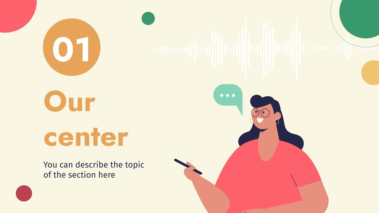 Speech Therapy Healthcare Center | Google Slides & PPT