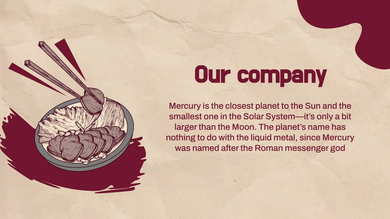 All About Korean Food MK Campaign | Google Slides & PPT