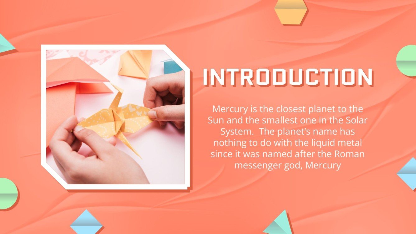 Advanced Origami Workshop | Google Slides and PowerPoint