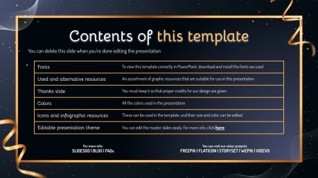 Happy New Year's Day | Google Slides and PowerPoint Template