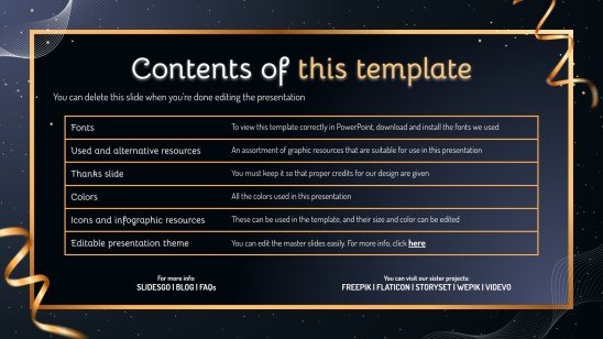 Happy New Year's Day | Google Slides and PowerPoint Template