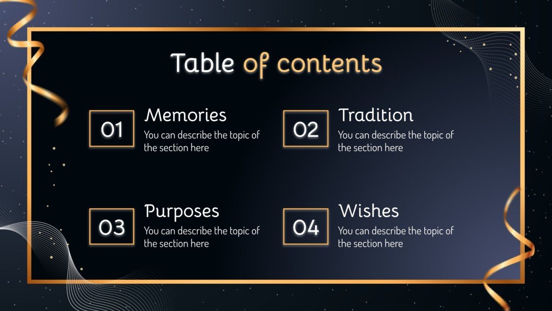 Happy New Year's Day | Google Slides and PowerPoint Template