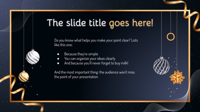 Happy New Year's Day | Google Slides and PowerPoint Template