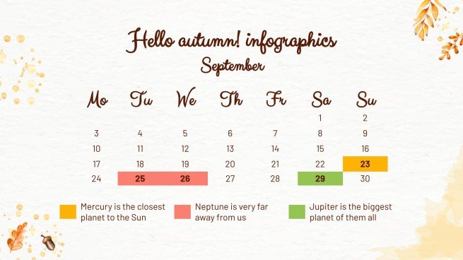 Hello Autumn! Infographics | Google Slides and PowerPoint