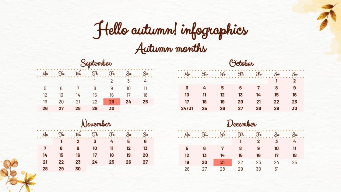 Hello Autumn! Infographics | Google Slides and PowerPoint