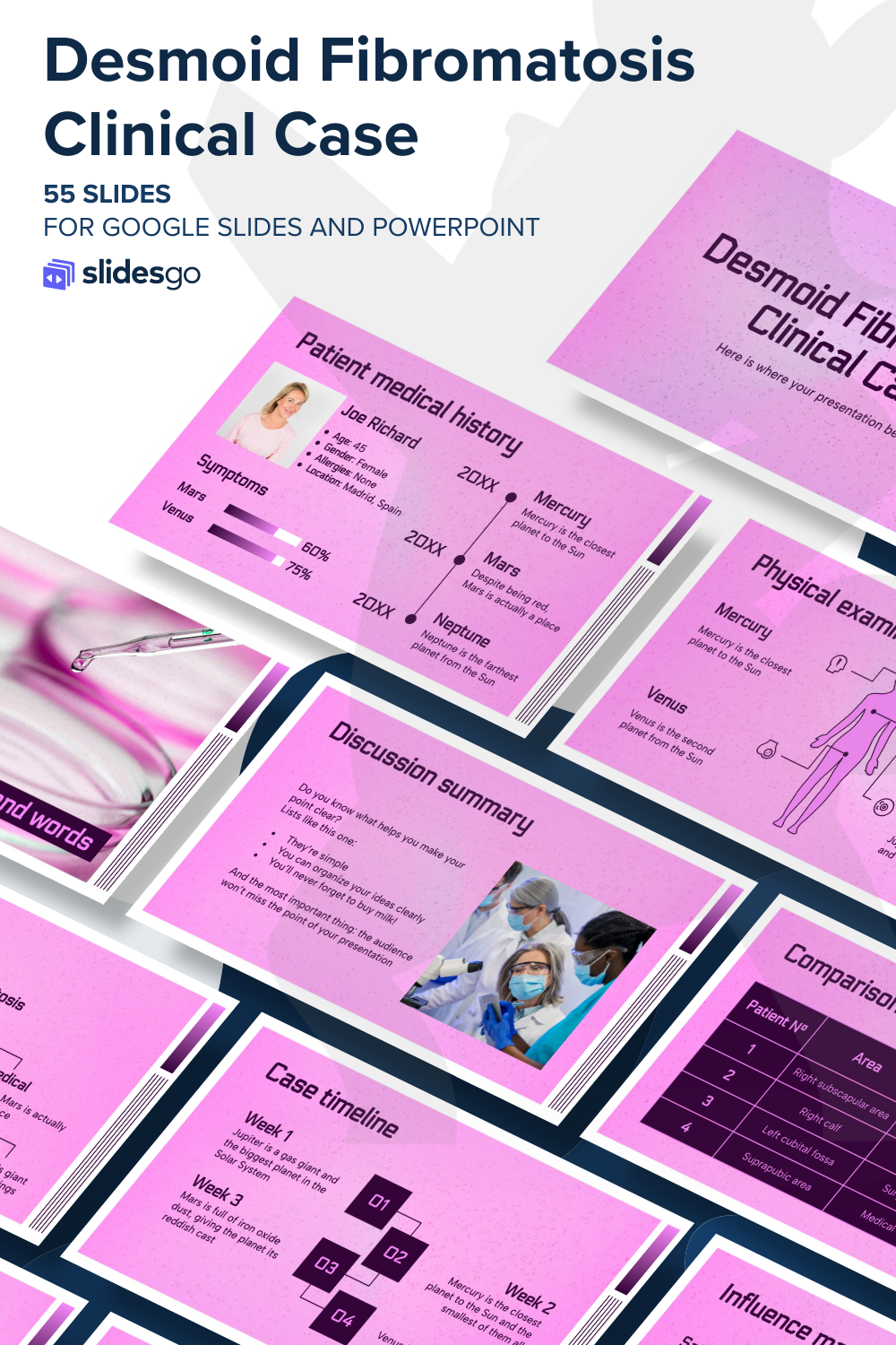 Desmoid Fibromatosis Clinical Case | Google Slides and PPT