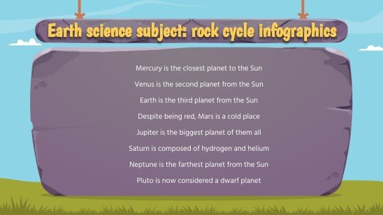 Earth Science for Elementary: Rock Cycle Infographics