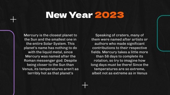 New Year Activities for Middle School | Google Slides & PPT