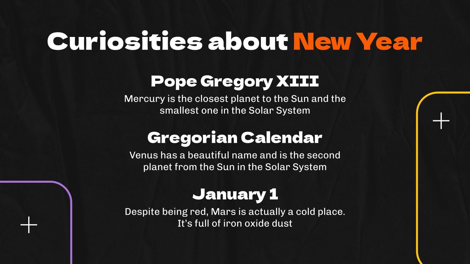 New Year Activities for Middle School | Google Slides & PPT