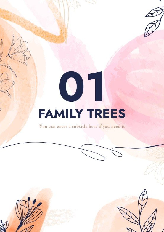 Printable Family Trees | Google Slides & PowerPoint template