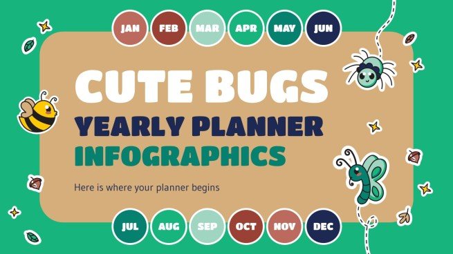 Temas Googles Slide y plantillas PowerPoint sobre insectos