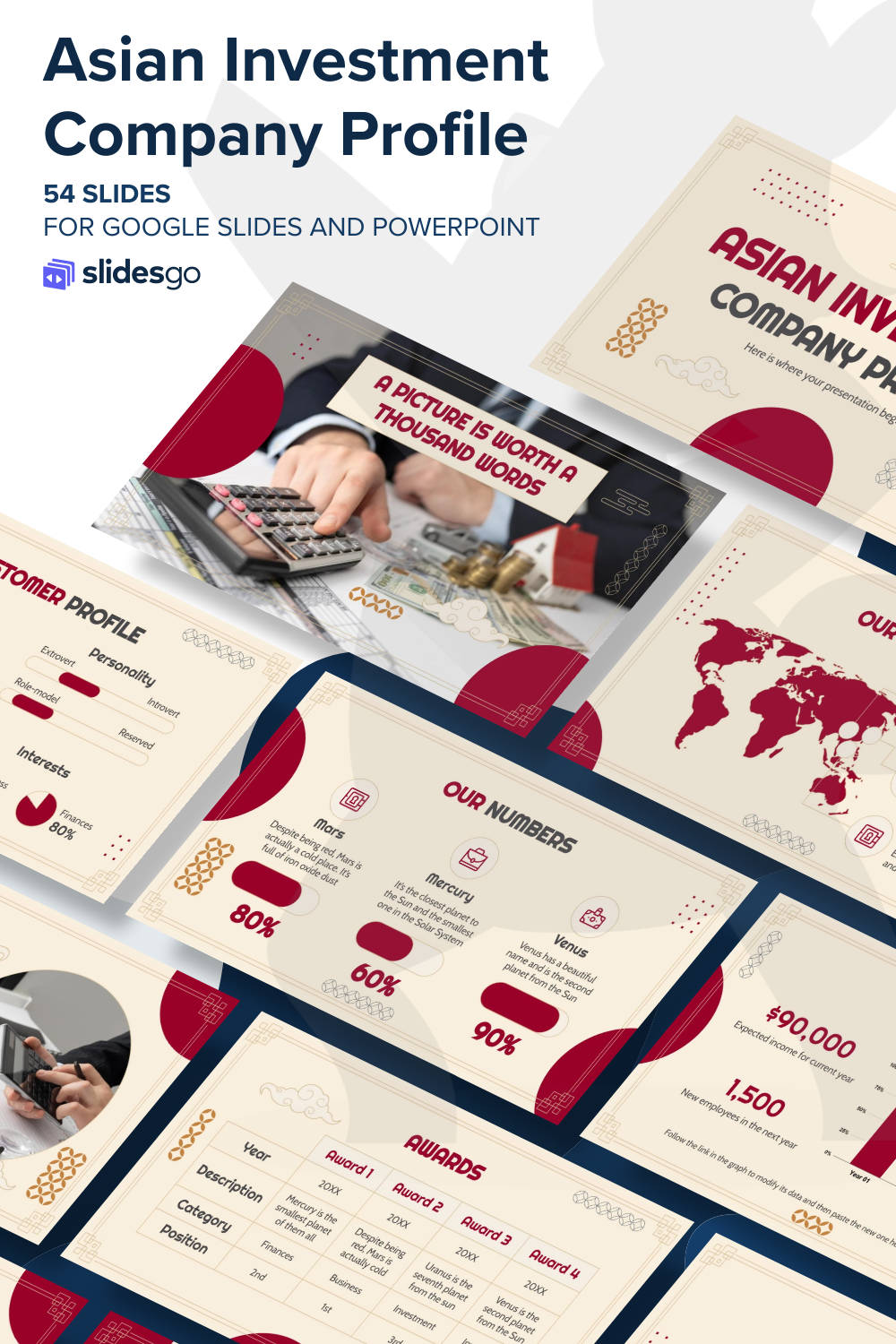 Asian Investment Company Profile | Google Slides and PPT