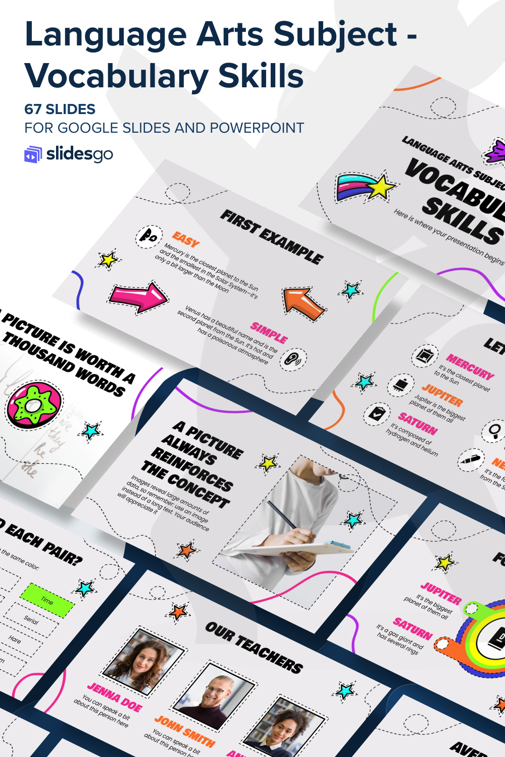 Language Arts: Vocabulary Skills | Google Slides & PPT