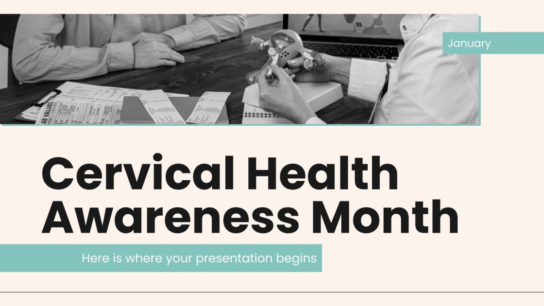 Cervical Health Awareness Month | Google Slides & PPT
