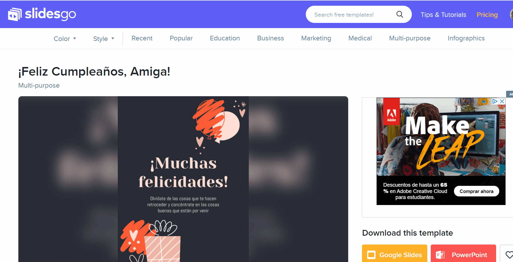 How To Create A Flyer With Google Slides Slidesgo