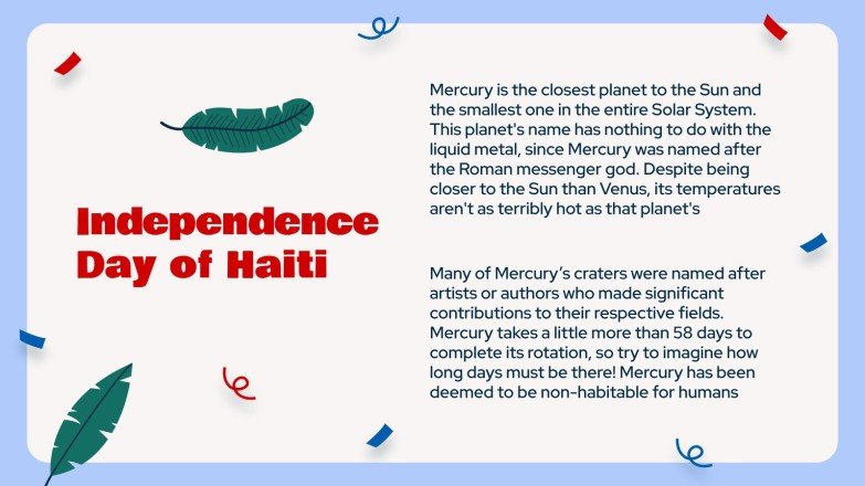 Haiti Independence Day | Google Slides & PowerPoint