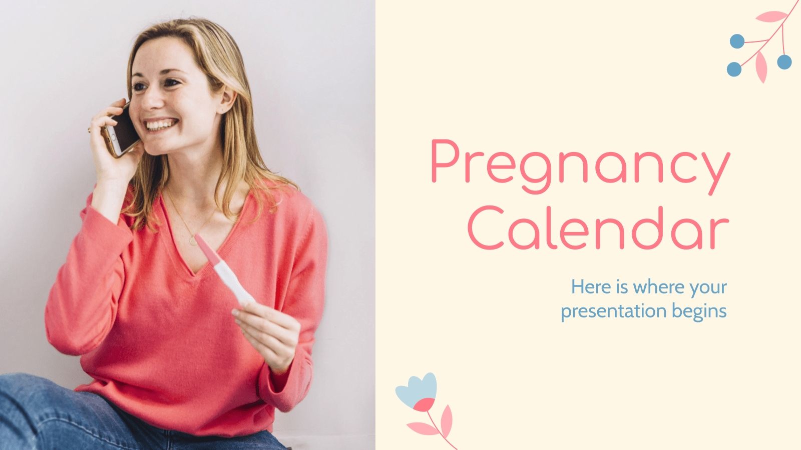 Free pregnancy-themed templates for Google Slides & PPT