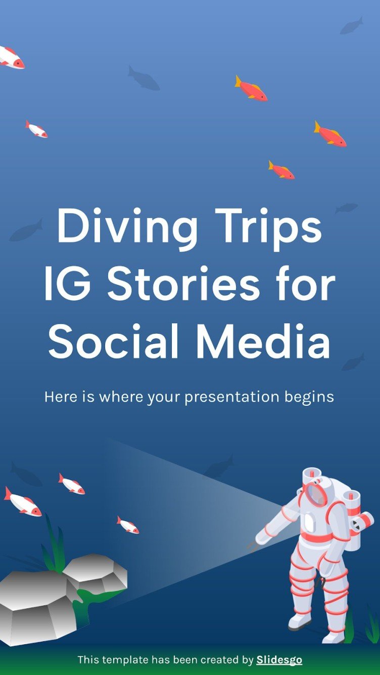 Diving Trips IG Stories | Google Slides & PowerPoint