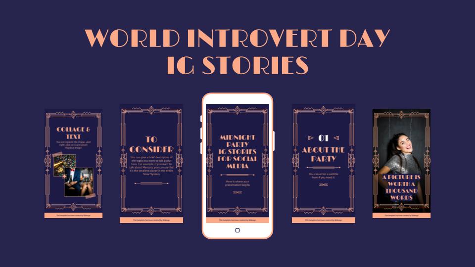 Free Instagram-sized Google Slides & PowerPoint templates