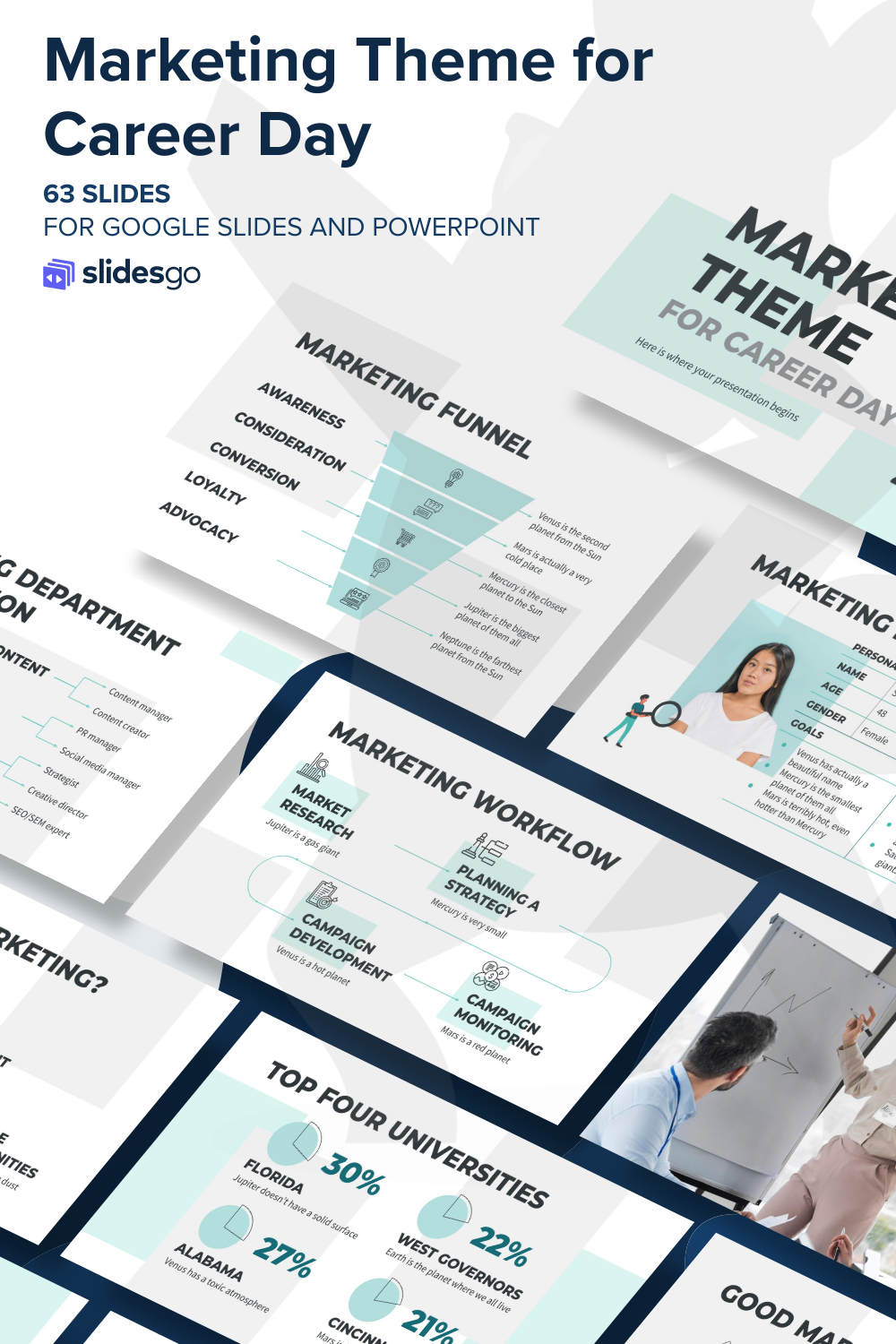 Marketing Theme for Career Day | Google Slides y PPT