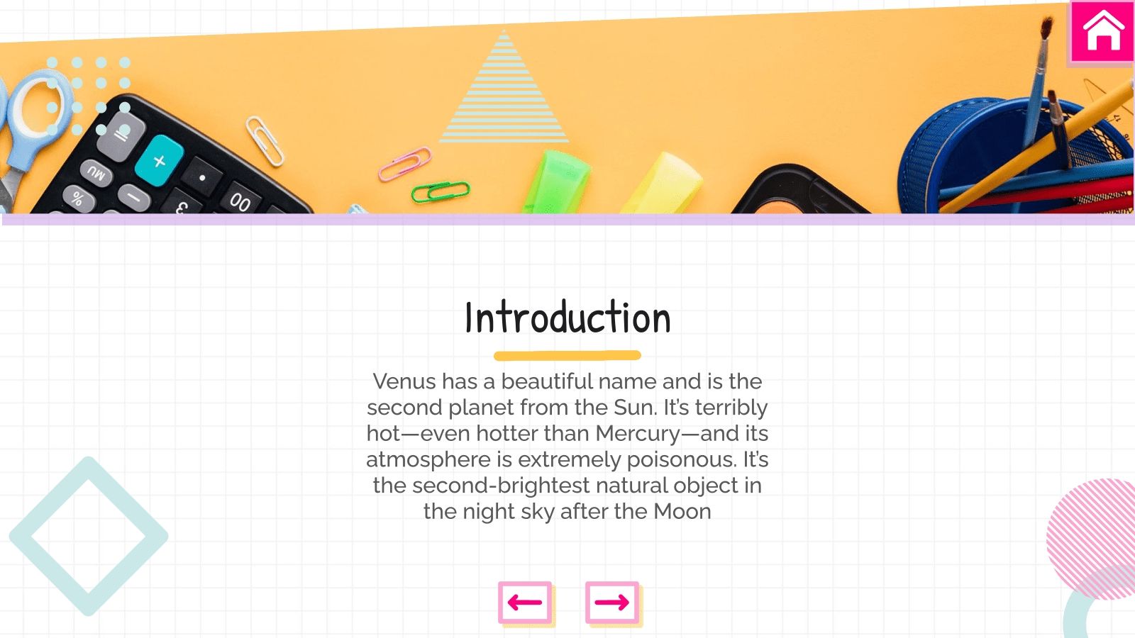 Clase de geometría | Plantilla de Google Slides y PowerPoint