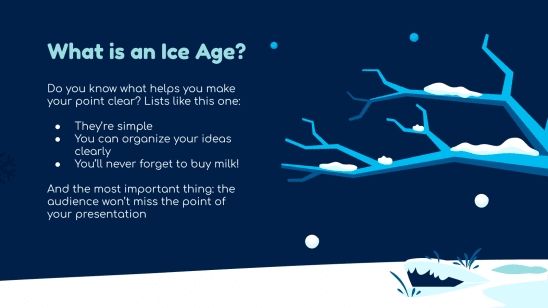Lección historia Edad de Hielo para primaria | Google Slides