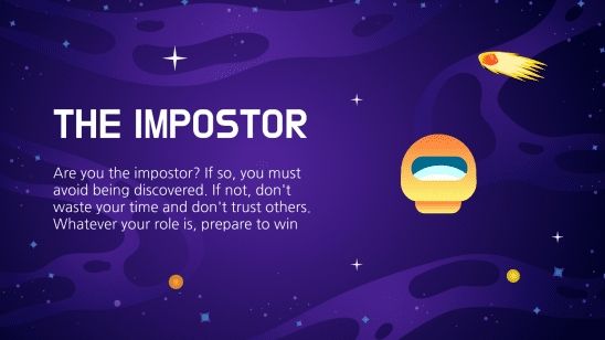 Impostors in the Spaceship Google Slides & PowerPoint template